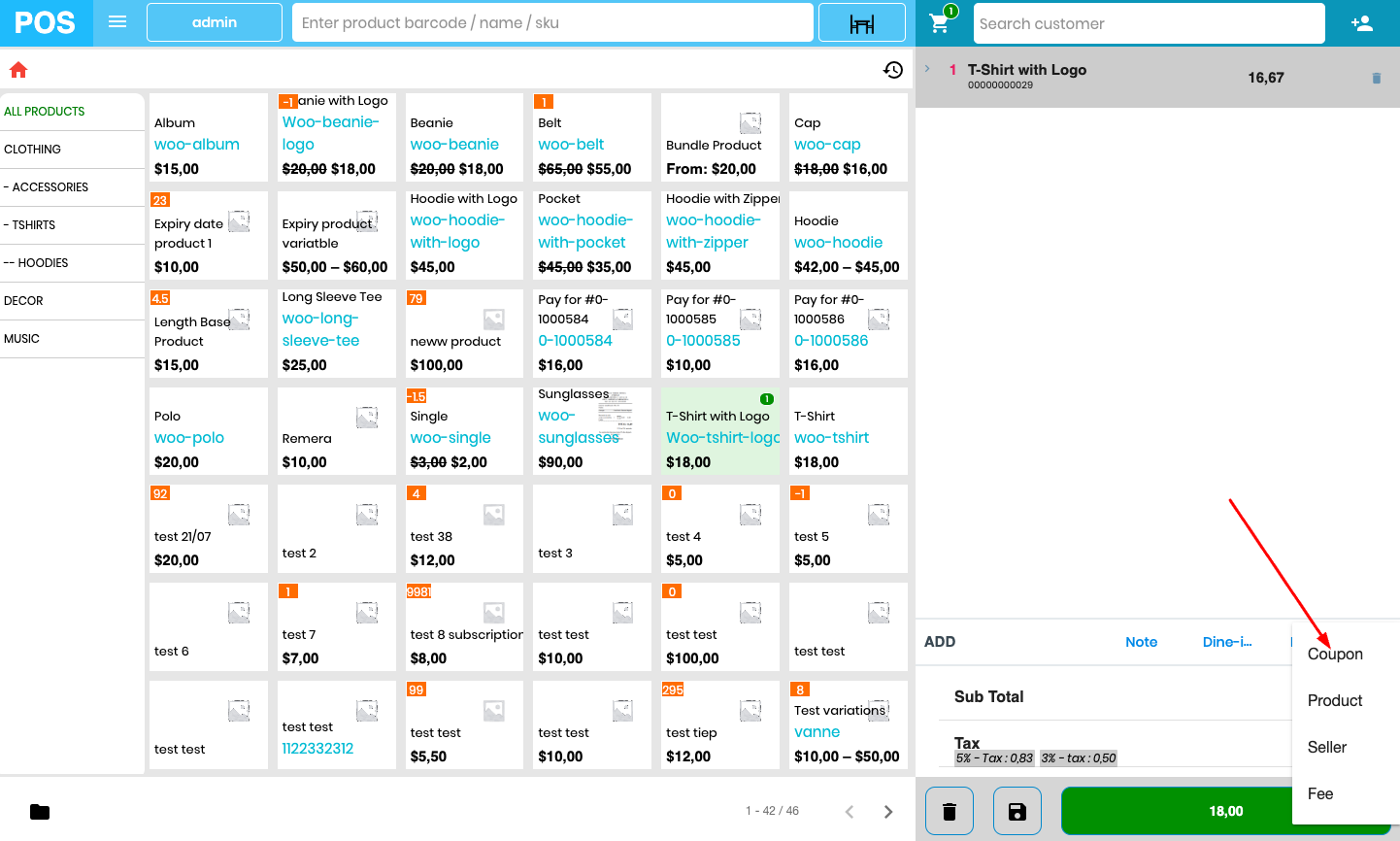 How to use coupon in openpos - OpenPOS - Best Point Of Sale For Woocommerce