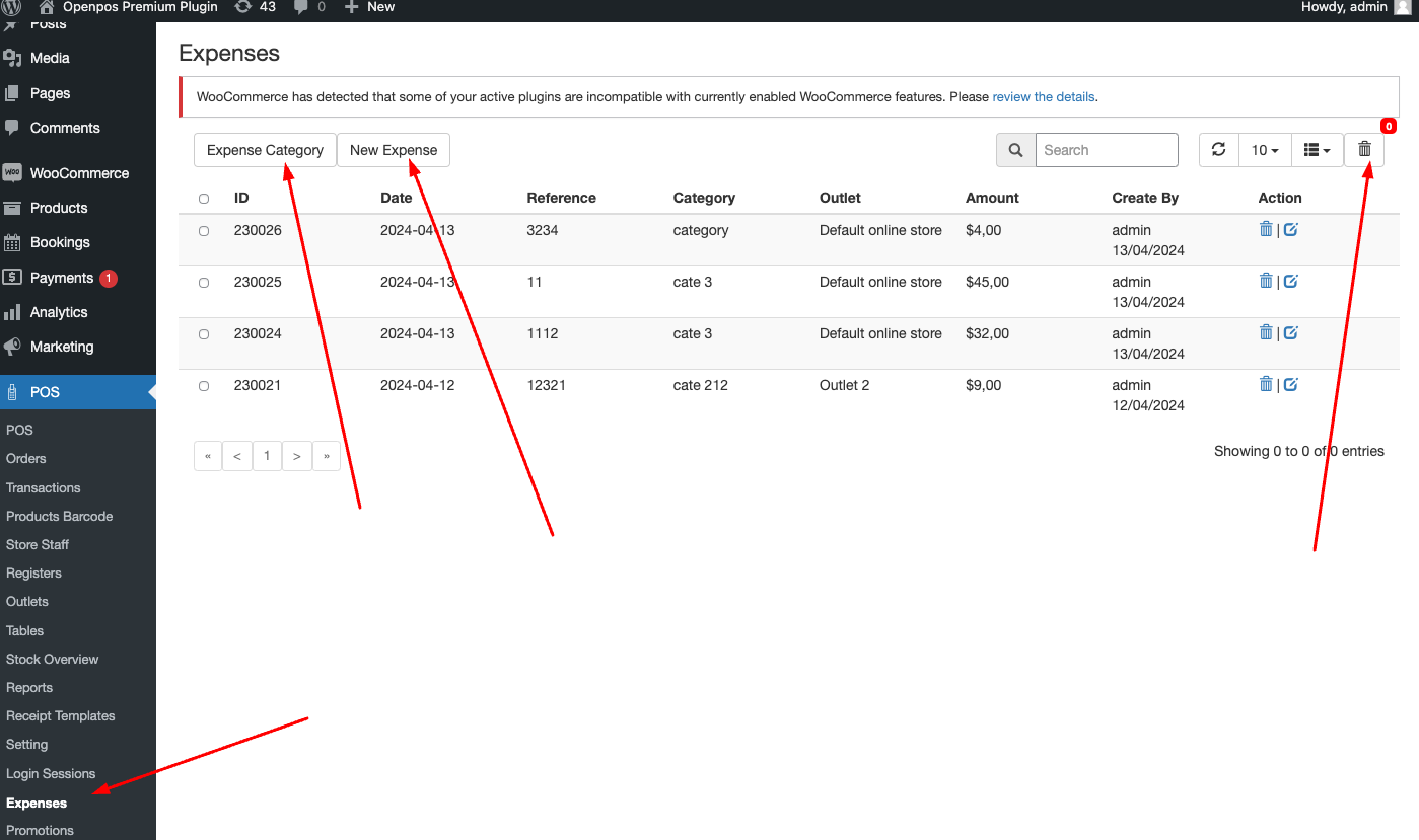 Expense feature for openpos - OpenPOS - Best Point Of Sale For Woocommerce