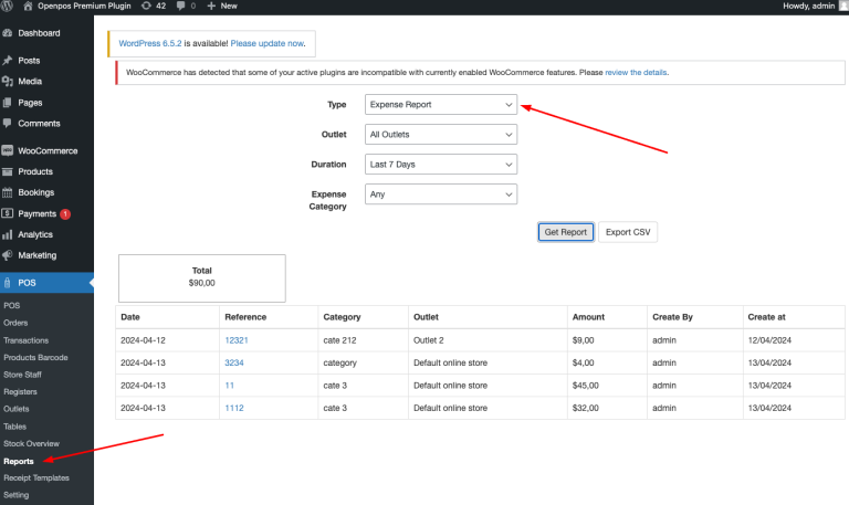 Expense feature for openpos - OpenPOS - Best Point Of Sale For Woocommerce
